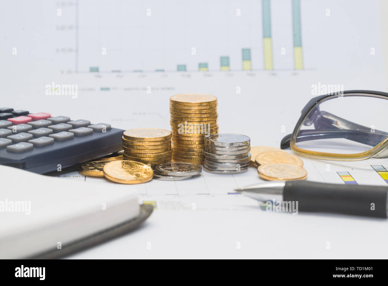 Creative diagram of business accounting concept Stock Photo - Alamy