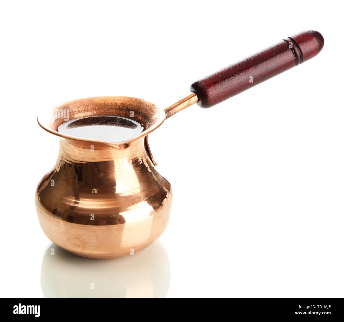 Coffee pot, isolated on white Stock Photo - Alamy