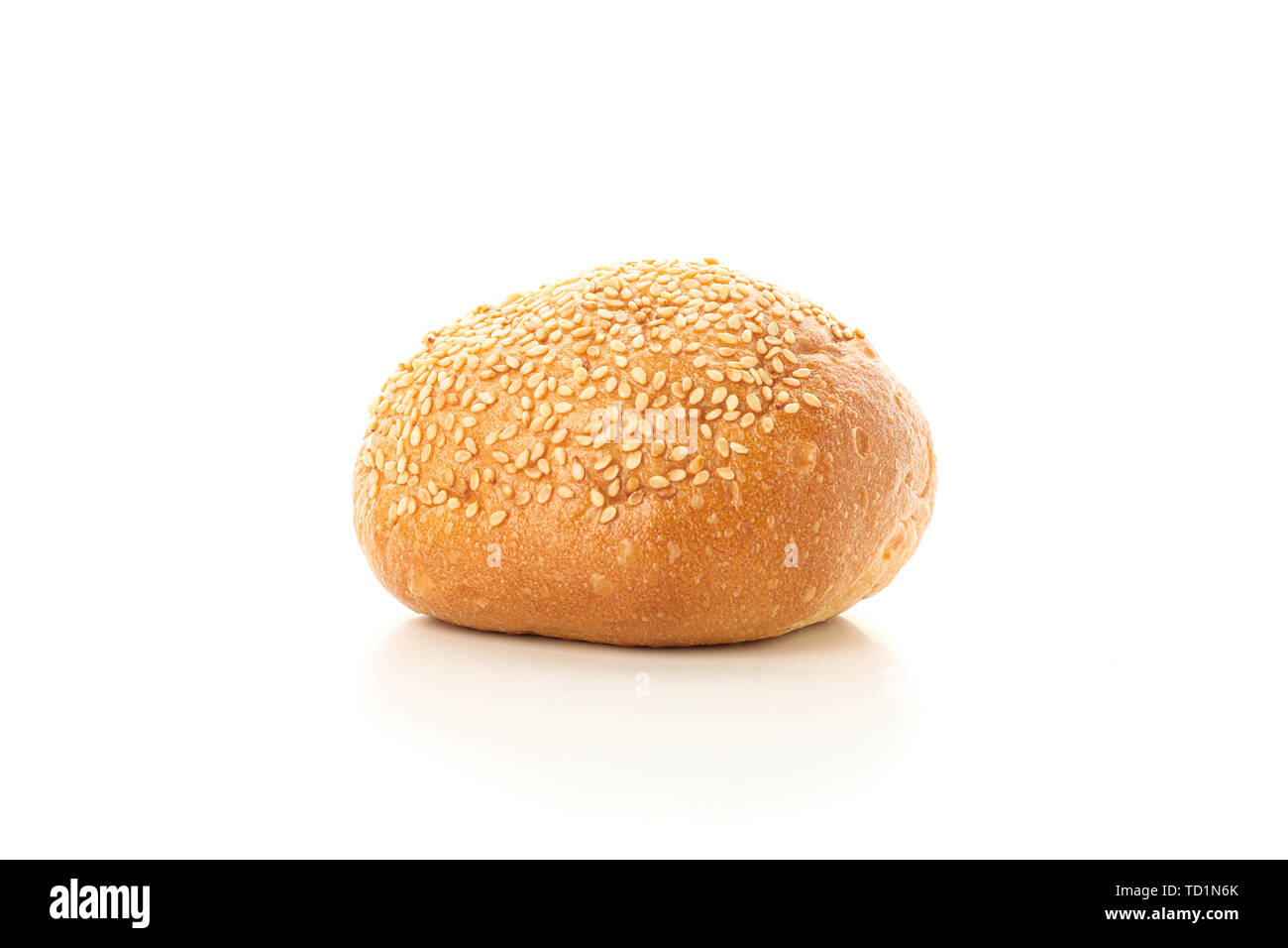 Bun isolated on white background. Bakery products Stock Photo - Alamy