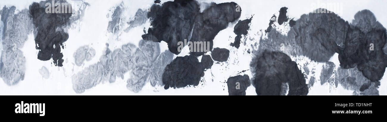 Ink mountains and rivers series Stock Photo - Alamy