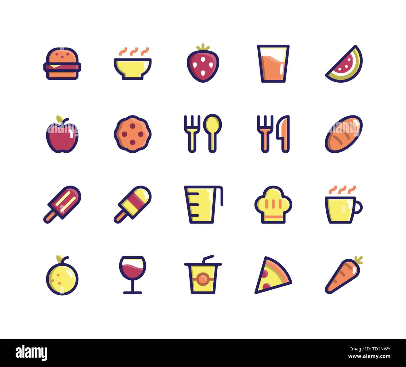 Pizza png Stock Vector Images - Alamy