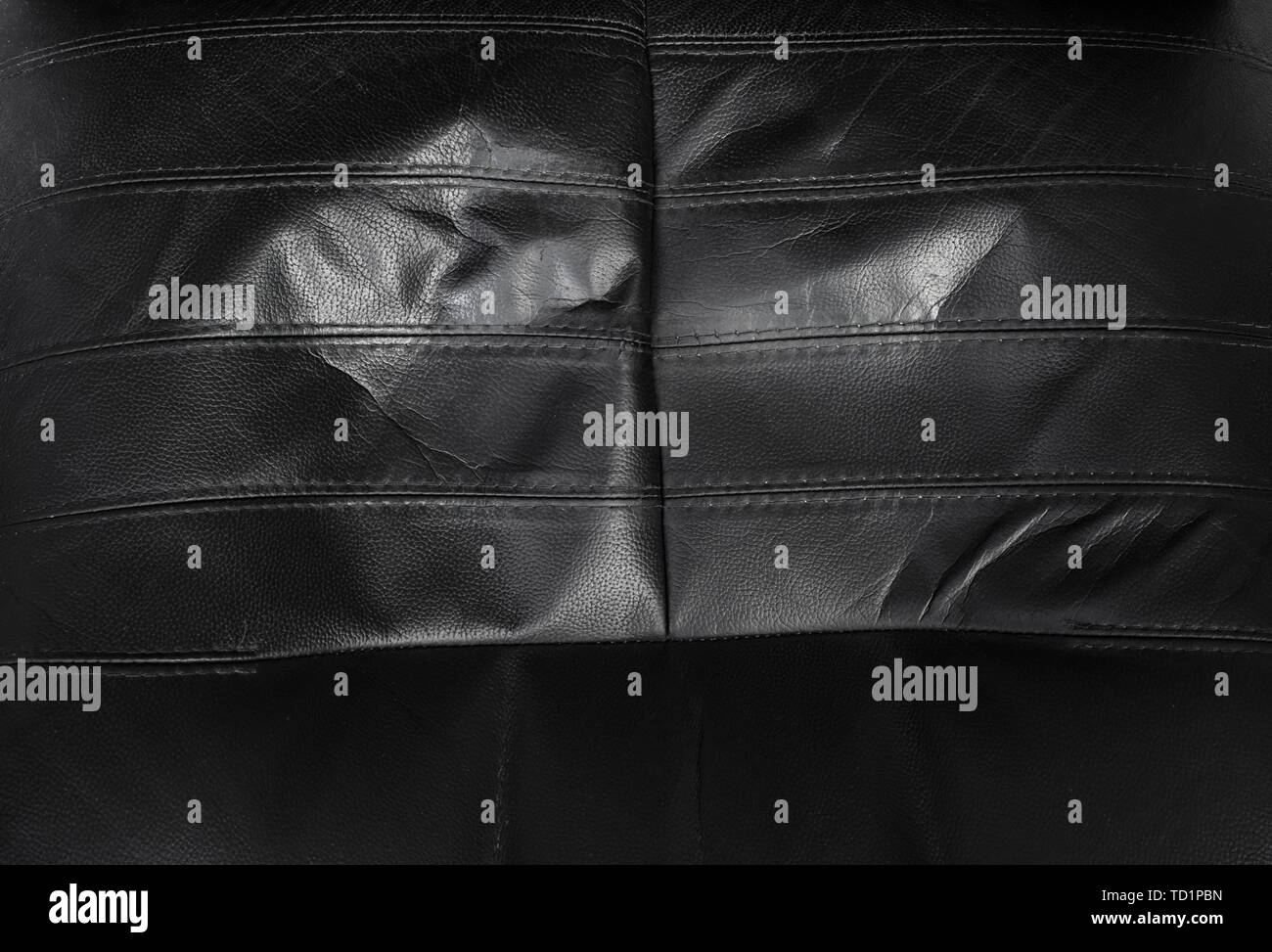 Black torn leather texture with stripes, surface background Stock Photo ...