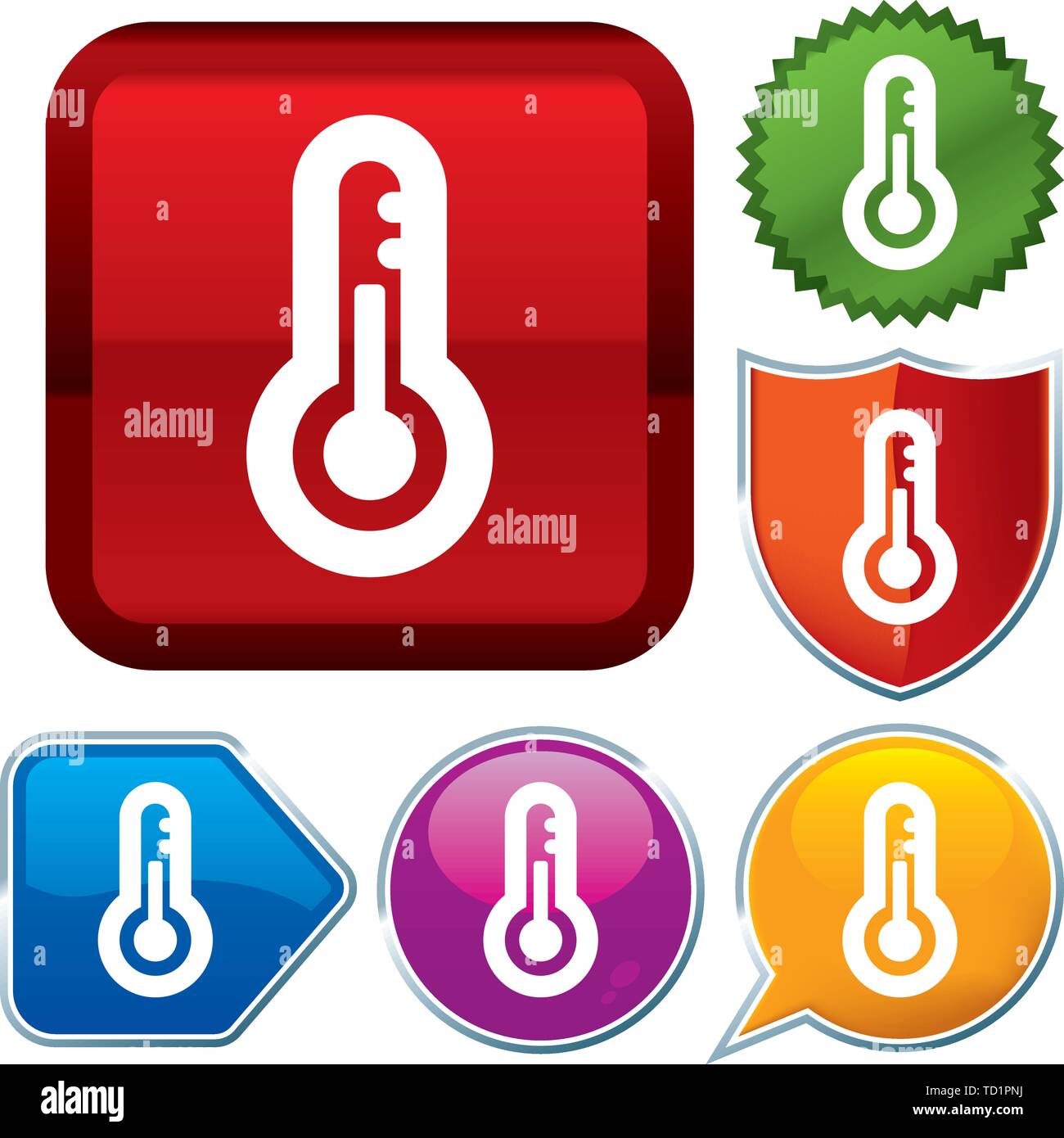 Fahrenheit temperature icon hi-res stock photography and images - Alamy