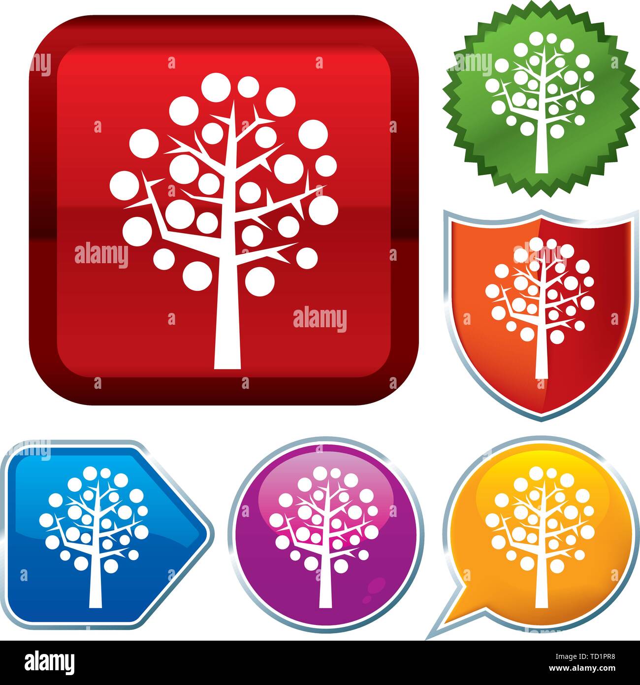 Orchard Stock Vector Images - Alamy