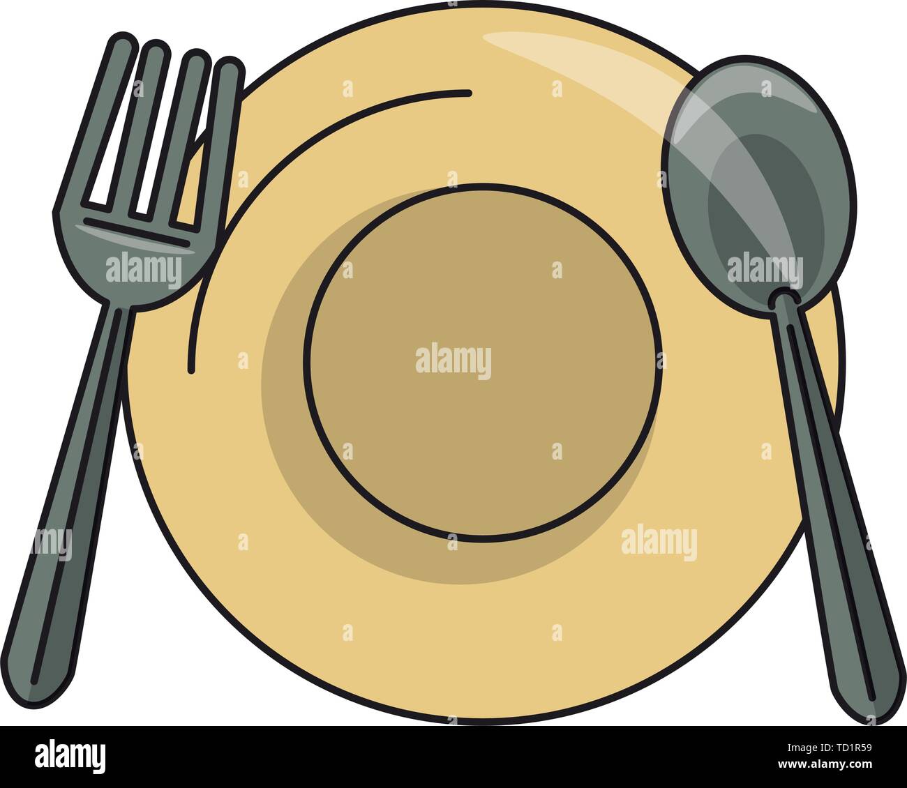 restaurant food and cuisine cartoons Stock Vector Image & Art - Alamy