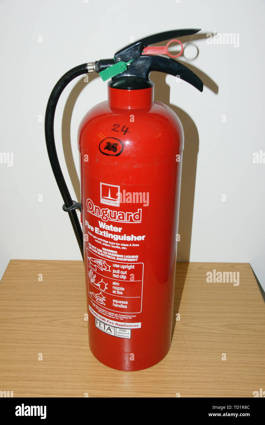 Fire Extinguisher Identification And Use High Resolution Stock ...