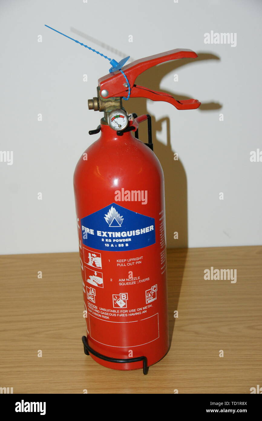 Fire Extinguisher Identification And Use High Resolution Stock ...