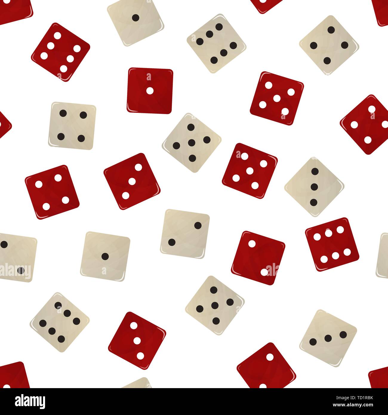 White Dice Stock Vector Images - Alamy