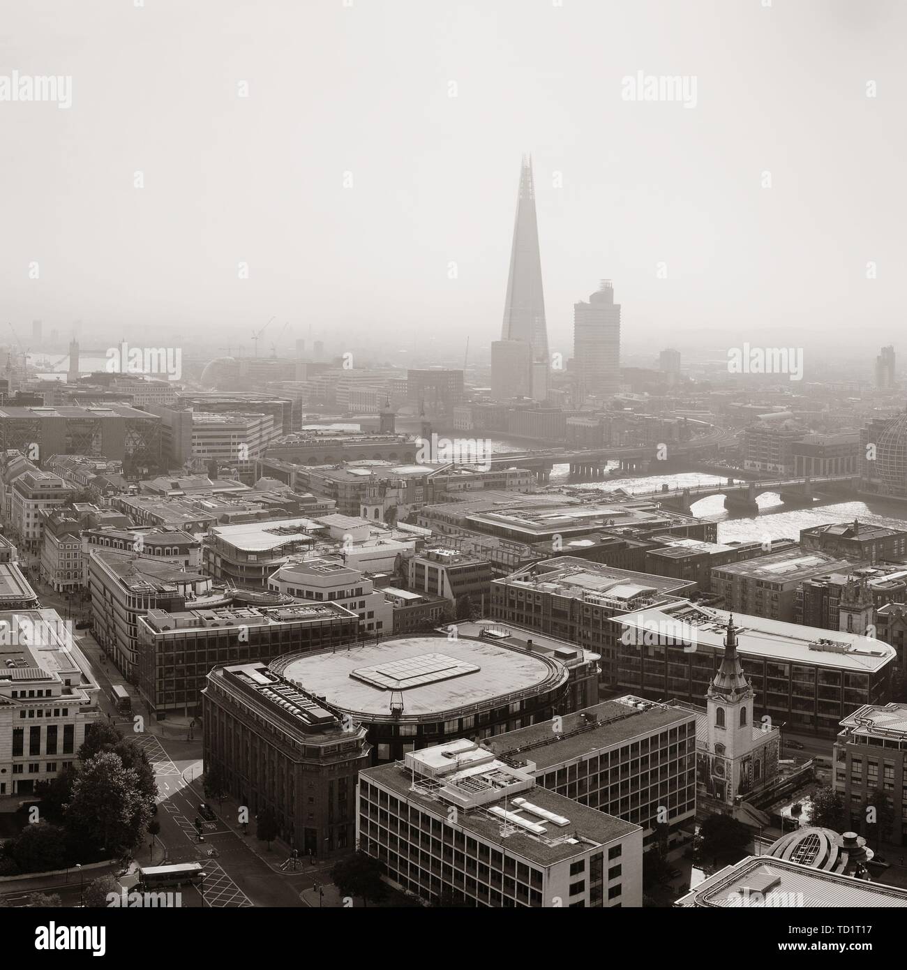 London rooftop view panorama with urban architectures Stock Photo - Alamy