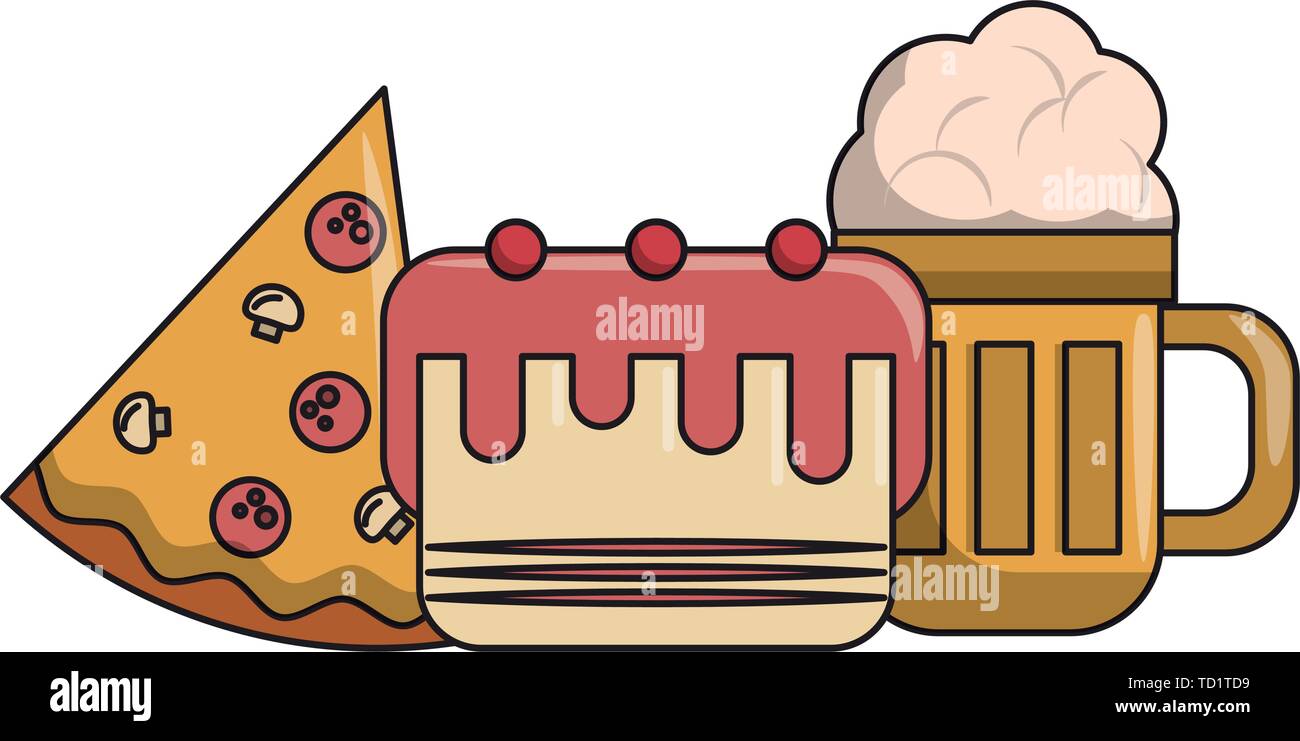 restaurant food and cuisine cartoons Stock Vector Image & Art - Alamy