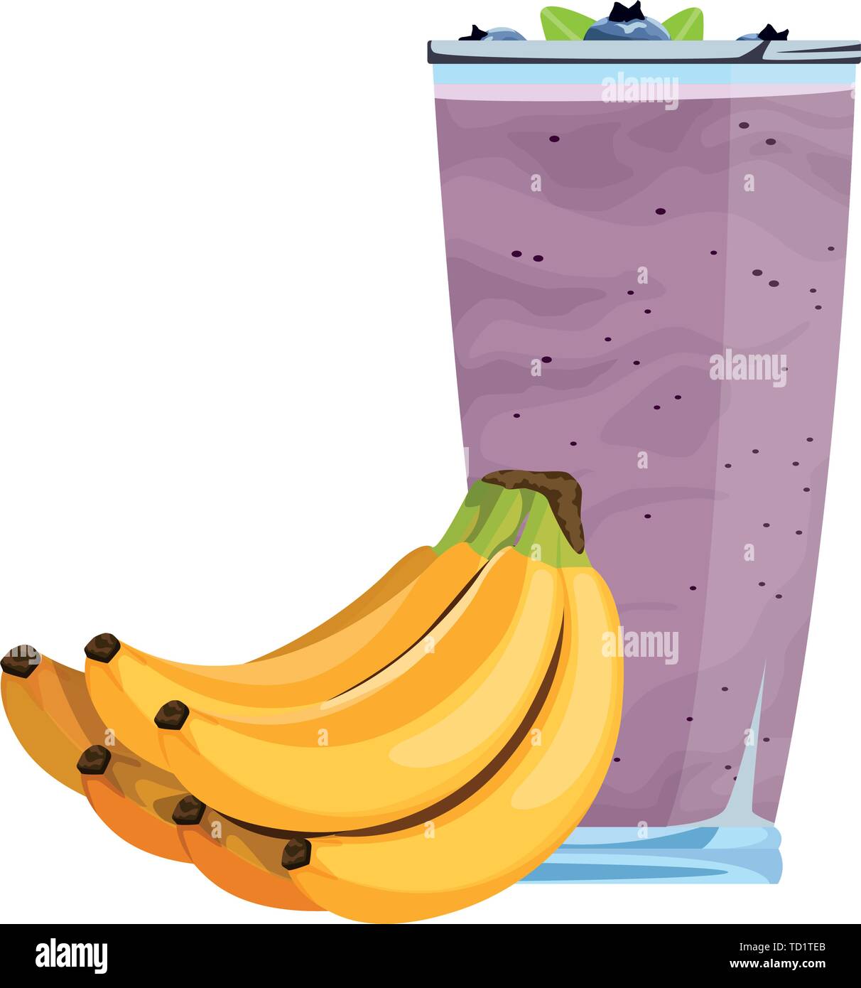 tropical fruit and smoothie drink Stock Vector Image & Art - Alamy