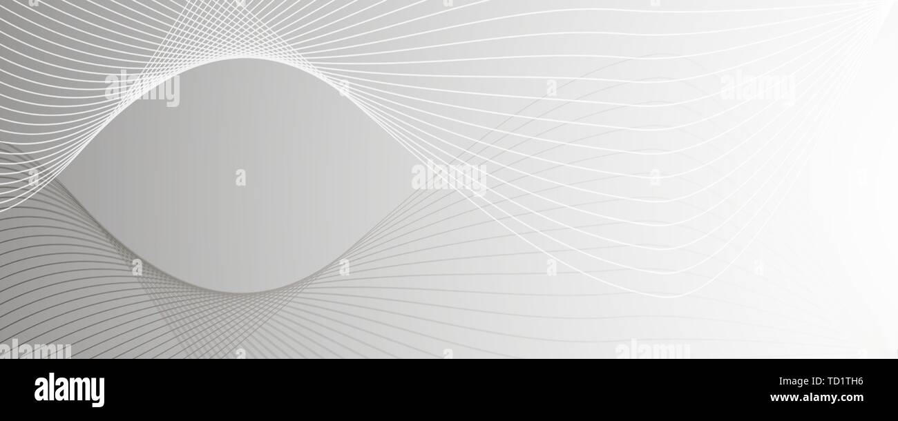 Abstract geometric white and gray futuristic background for business ...