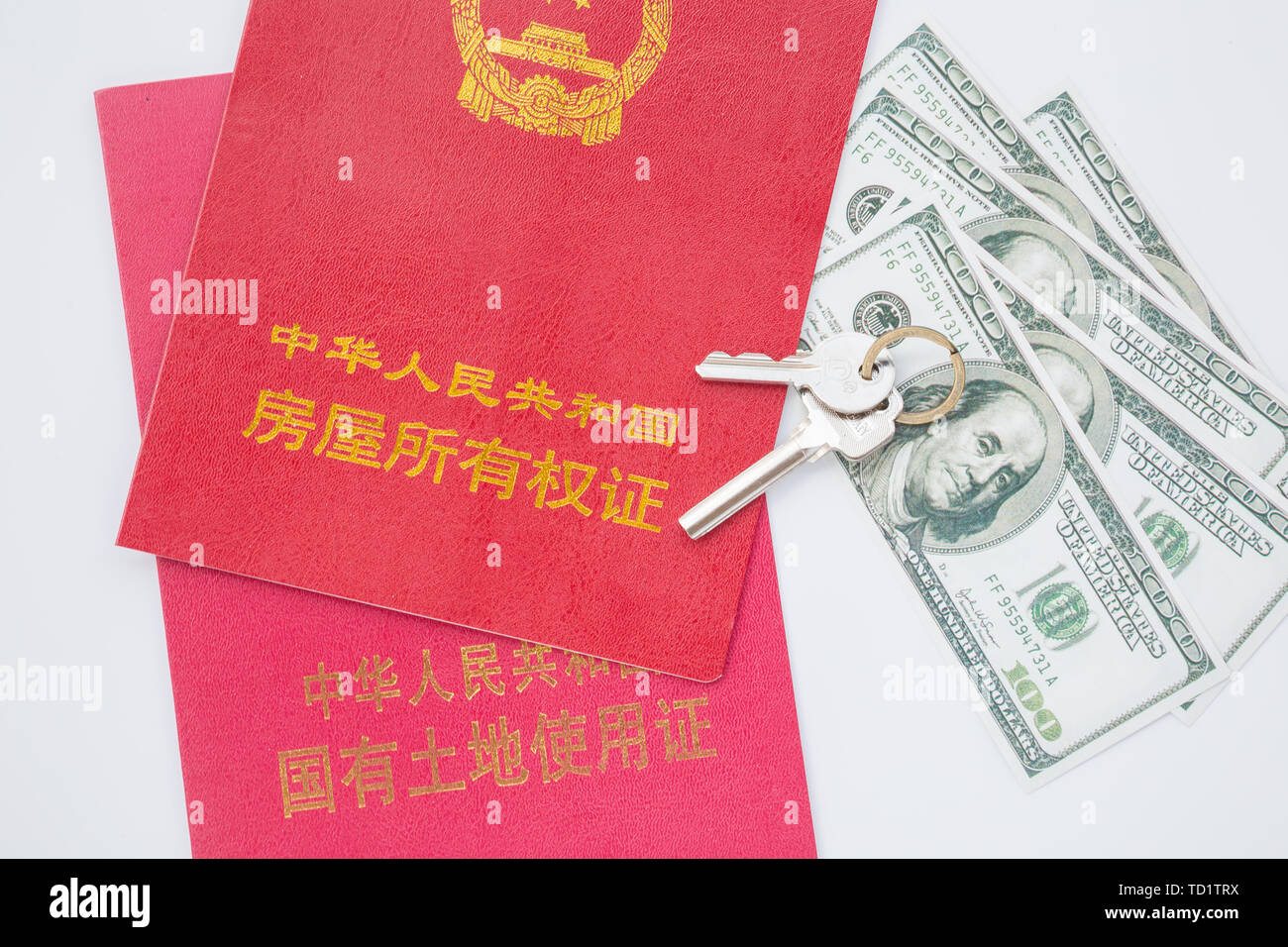 Property certificate of title Stock Photo - Alamy