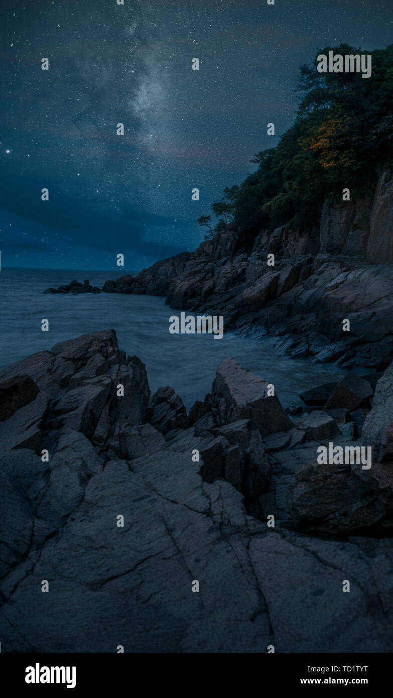 Huayu Island Galaxy Stock Photo - Alamy