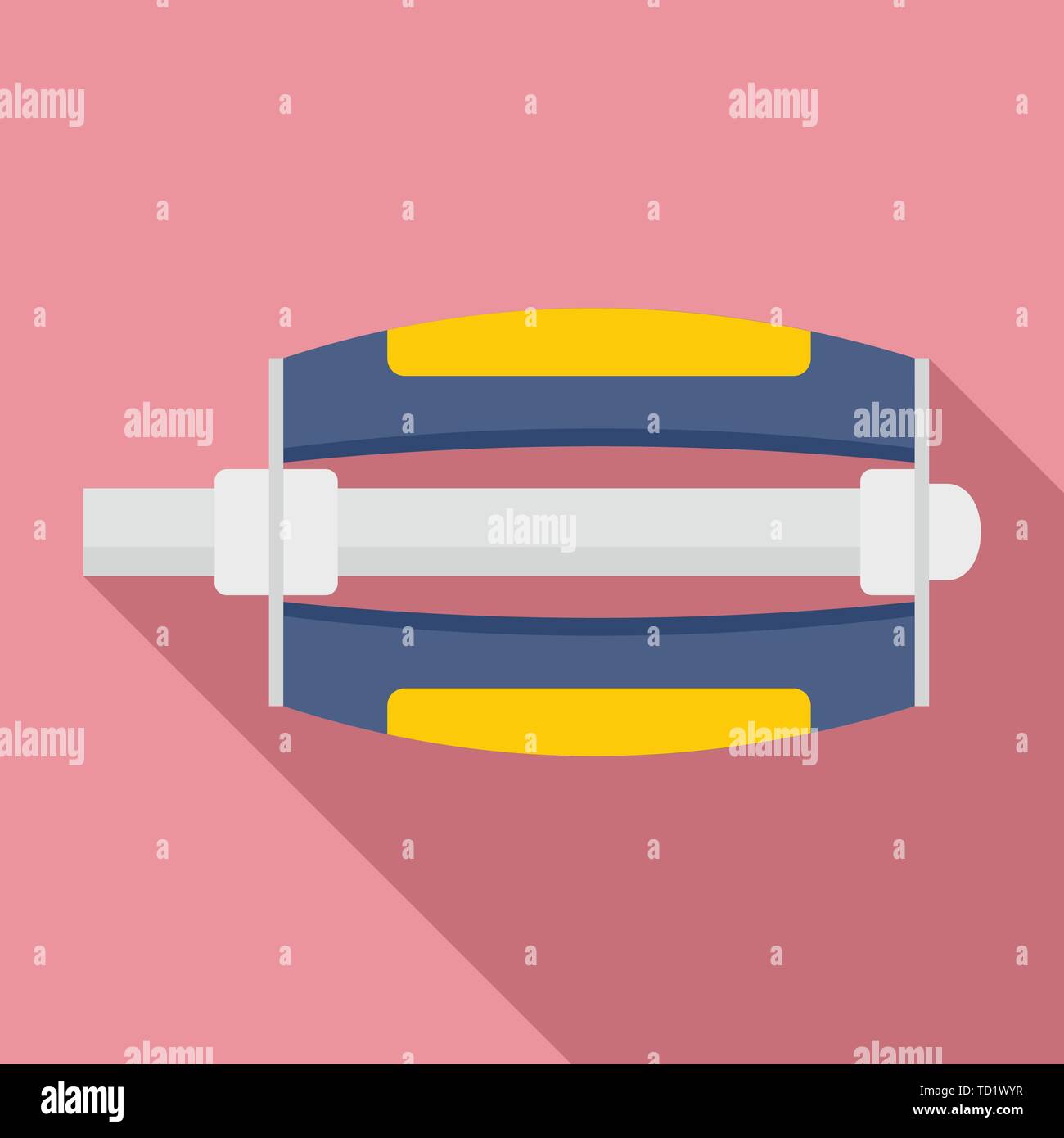 Bike pedal icon. Flat illustration of bike pedal vector icon for web ...