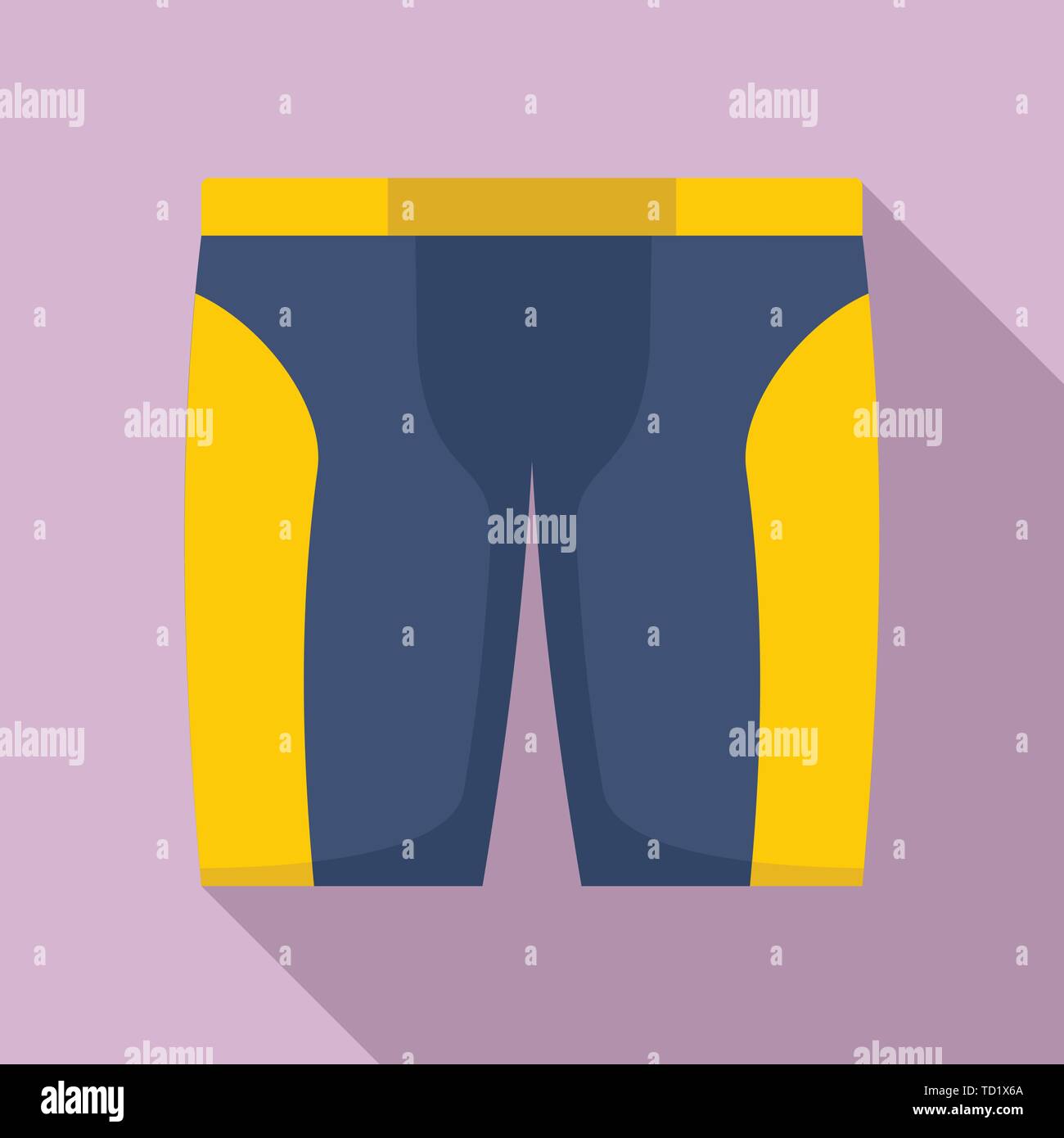 Bike shorts icon. Flat illustration of bike shorts vector icon for web ...