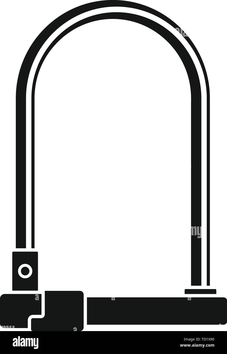 Bike locker icon. Simple illustration of bike locker vector icon for ...