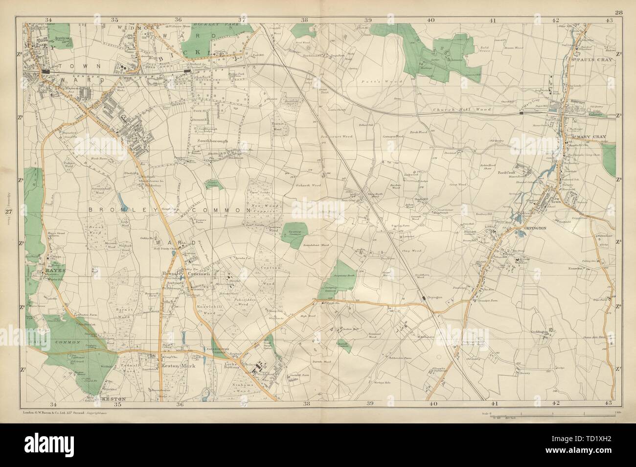 BROMLEY & ORPINGTON Hayes Petts Wood Keston St Paul's Mary Cray BACON ...