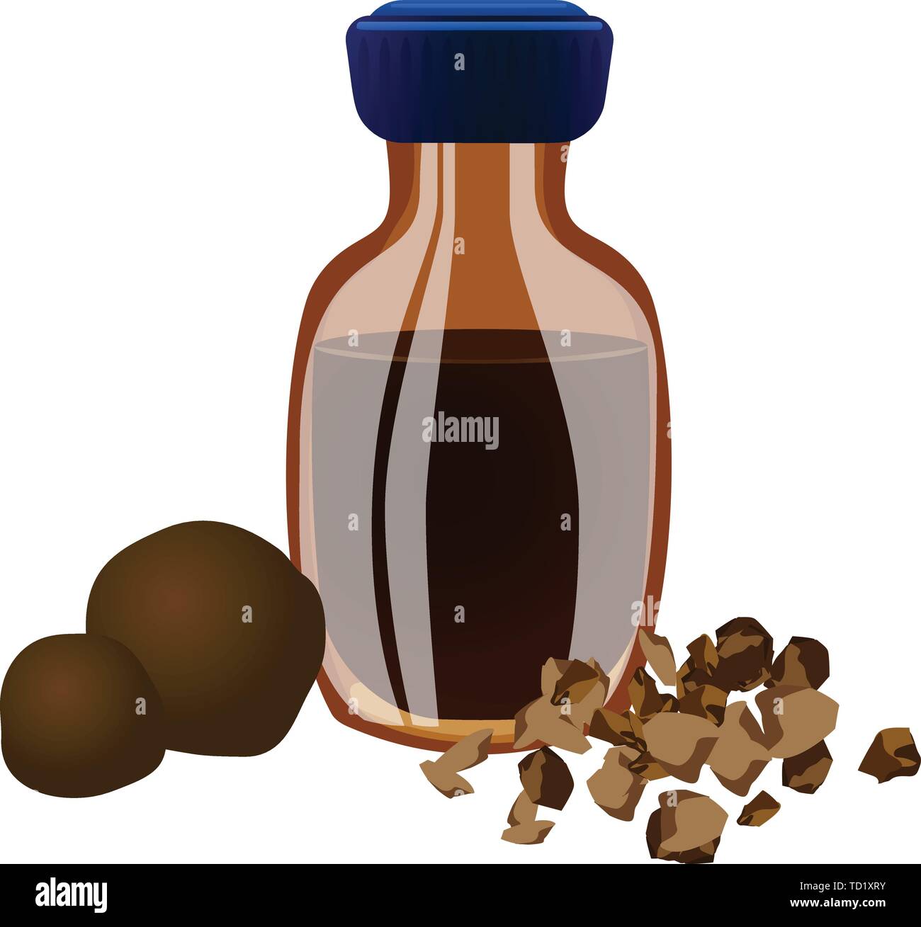 Propolis bottle icon. Cartoon of propolis bottle vector icon for web ...