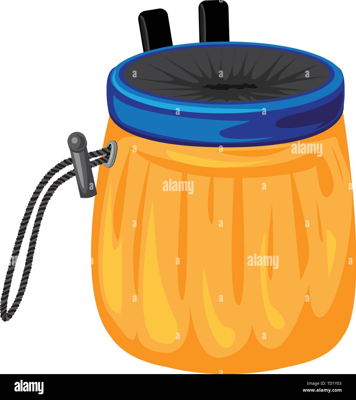 Camping backpack icon. Cartoon of camping backpack vector icon for web ...