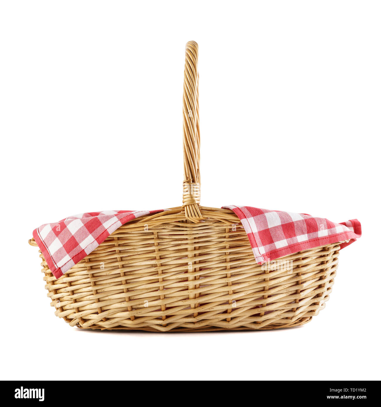 Red shopping basket side view hi-res stock photography and images - Alamy