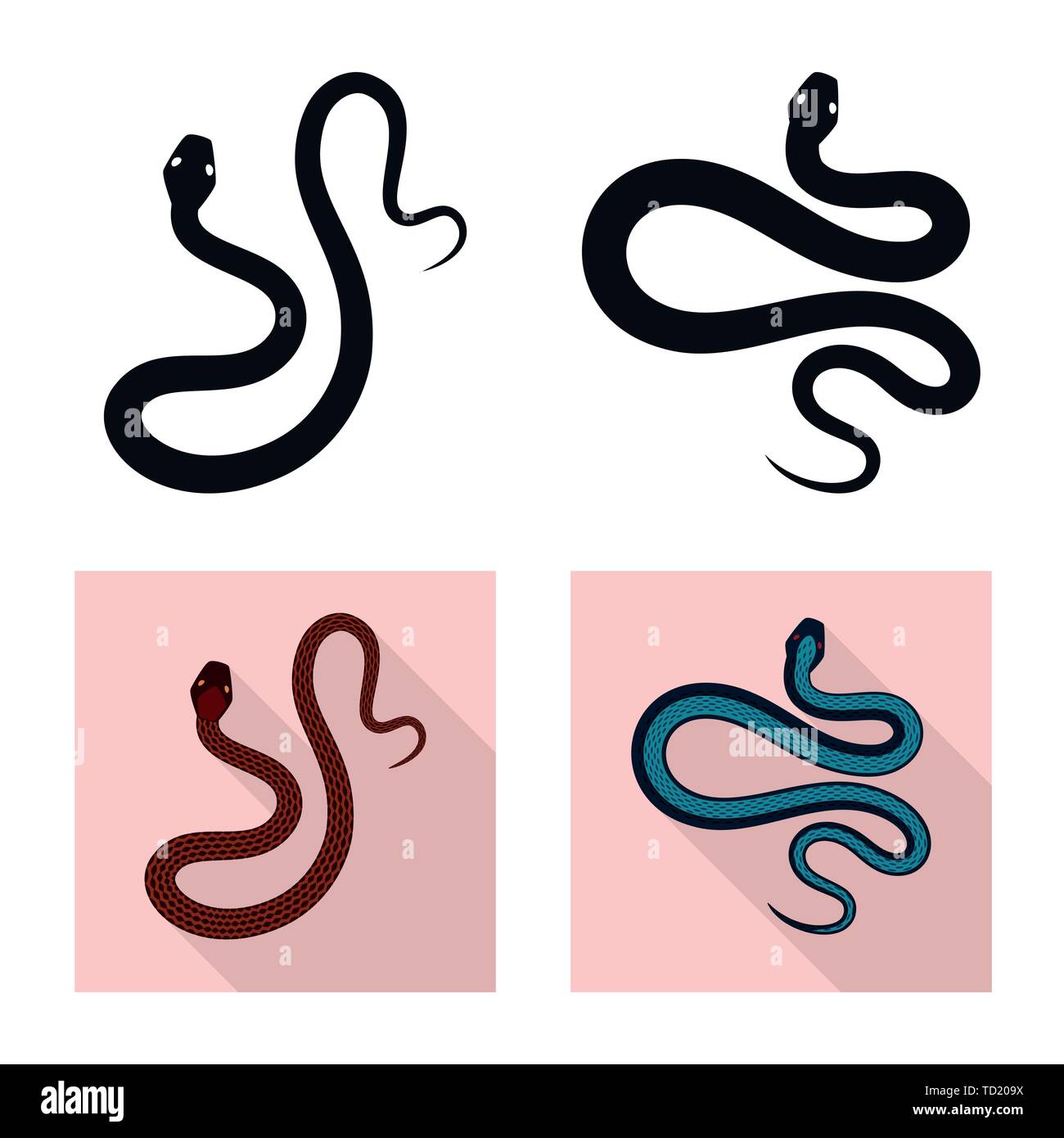 snake,amphibian,tail,anaconda,spiral,animal,python,cobra,creeping,blue ...