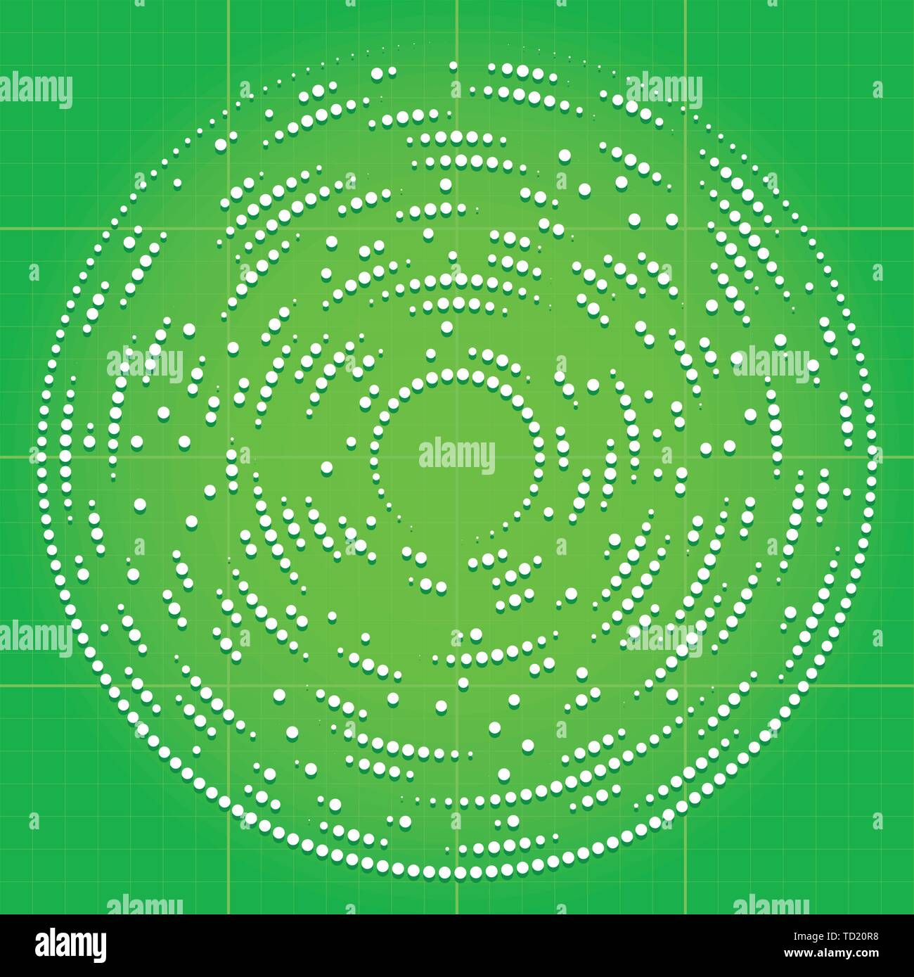 Radial, radiating element. Concentric, centripetal abstract design ...