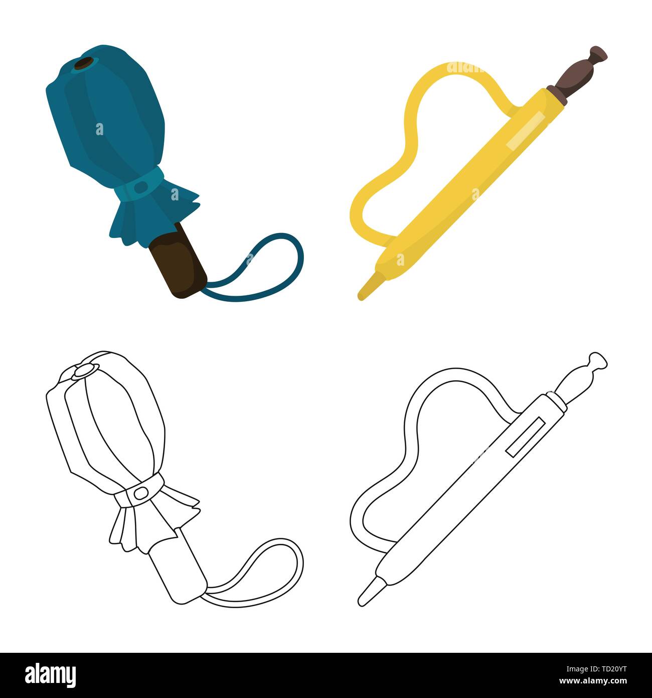 Vector illustration of protection and closed icon. Collection of ...