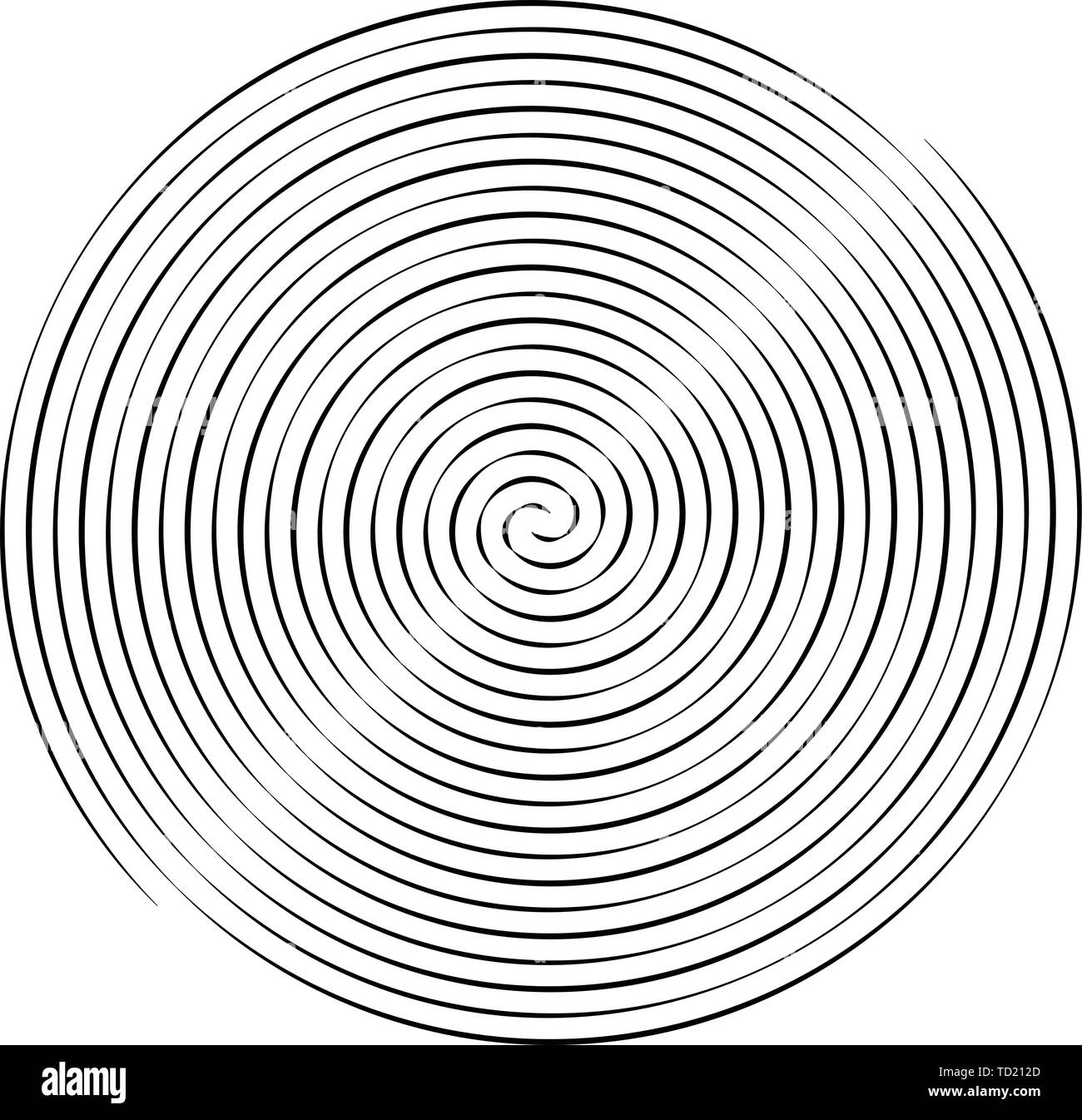 Radial, radiating element. Concentric, centripetal abstract design ...