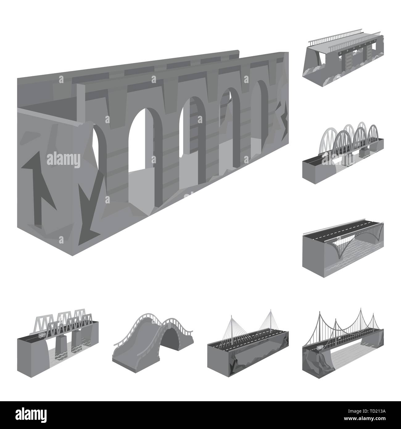 Isolated Object Of Connection And Crossing Sign Collection Of Connection And Design Vector Icon