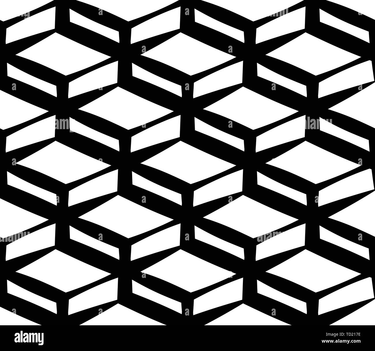 Tilted squares, rectangles tileable repeatable seamless pattern Stock ...