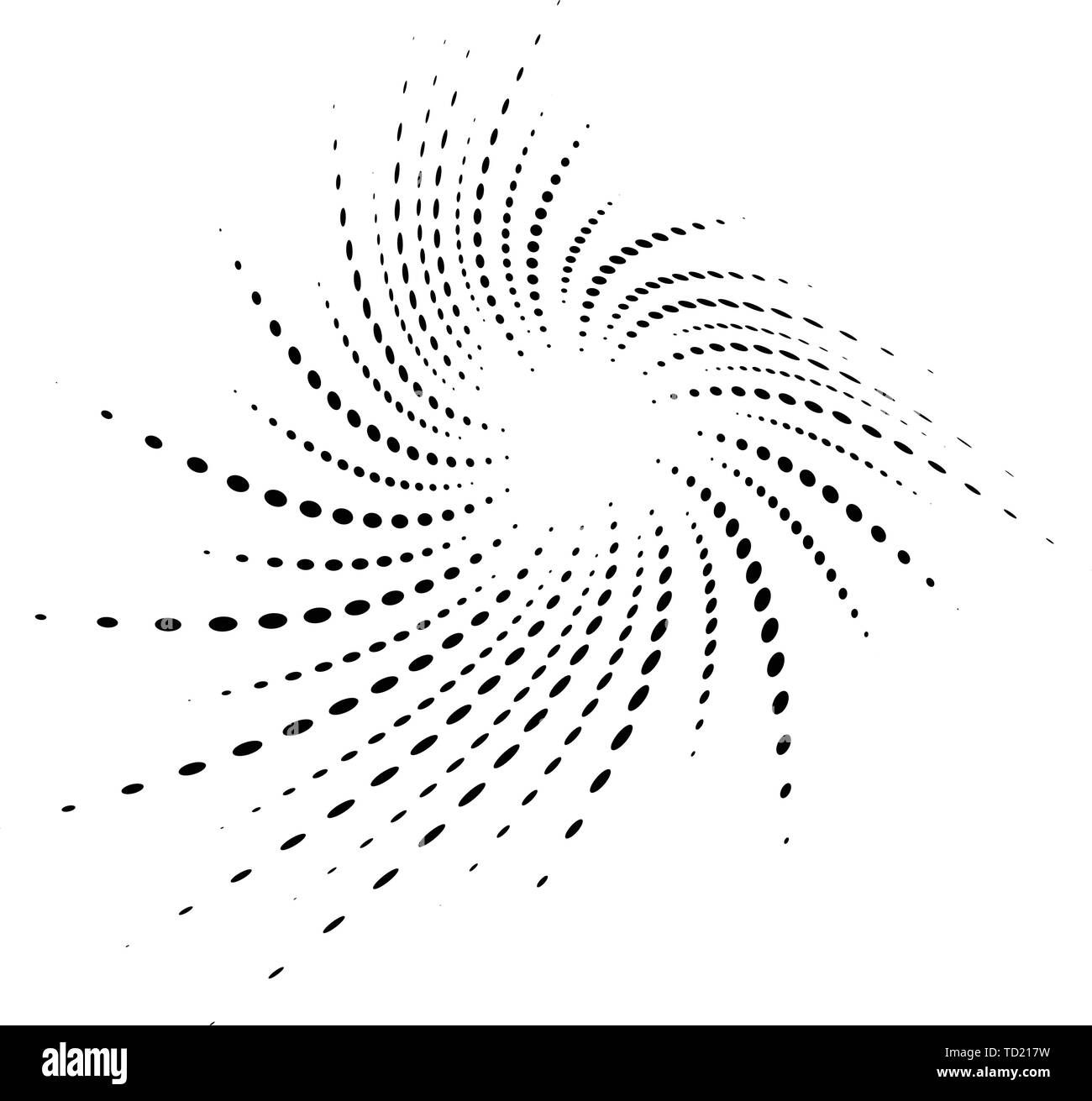 Dotted lines dots radial lines abstract design element Stock Vector ...
