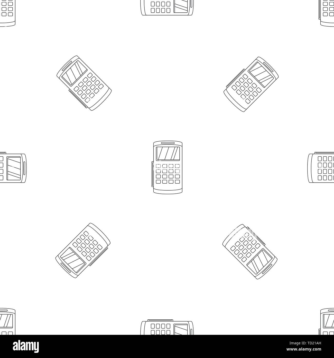 Nfc terminal payment pattern seamless vector repeat geometric for any web design Stock Vector ...