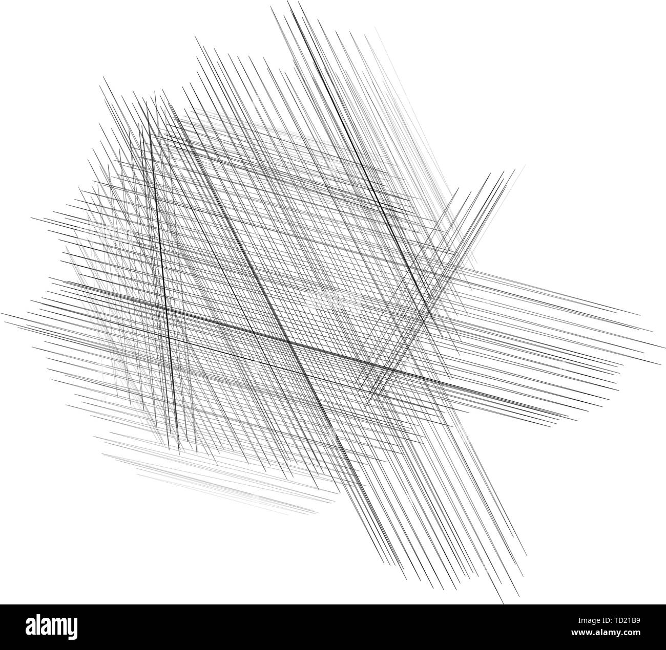 Random lines intersecting stripes, streaks, Geometric lines effect ...