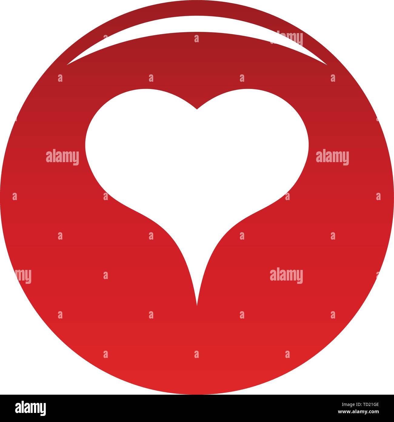 Lion Heart icon. Simple illustration of lion heart vector icon for any ...