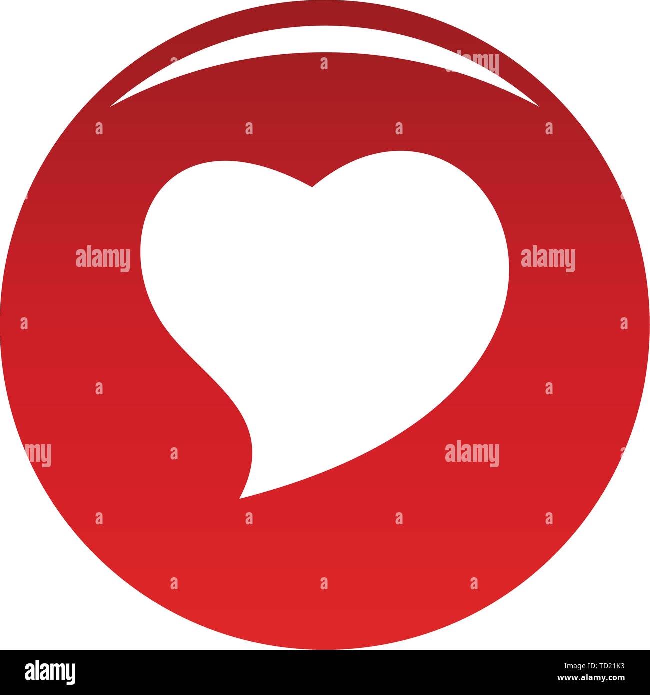 Brave heart icon. Simple illustration of brave heart vector icon for ...