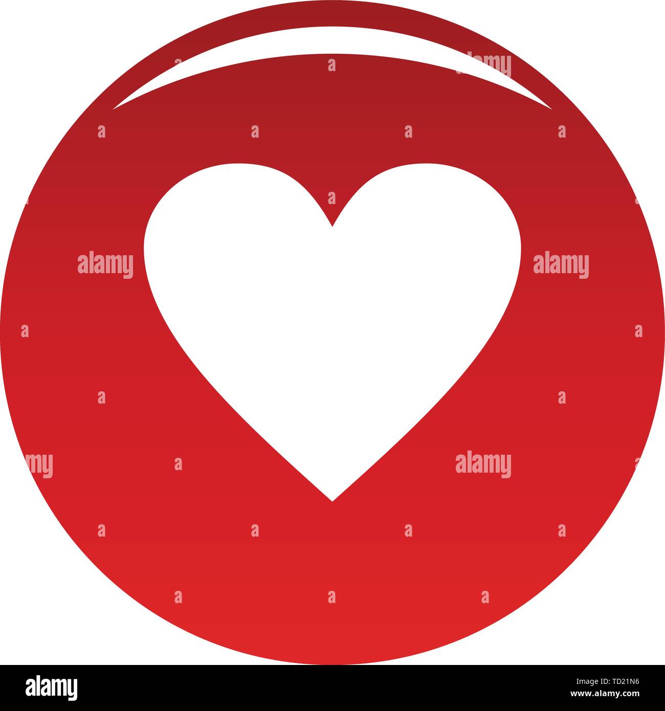 Dull heart icon. Simple illustration of dull heart vector icon for any ...