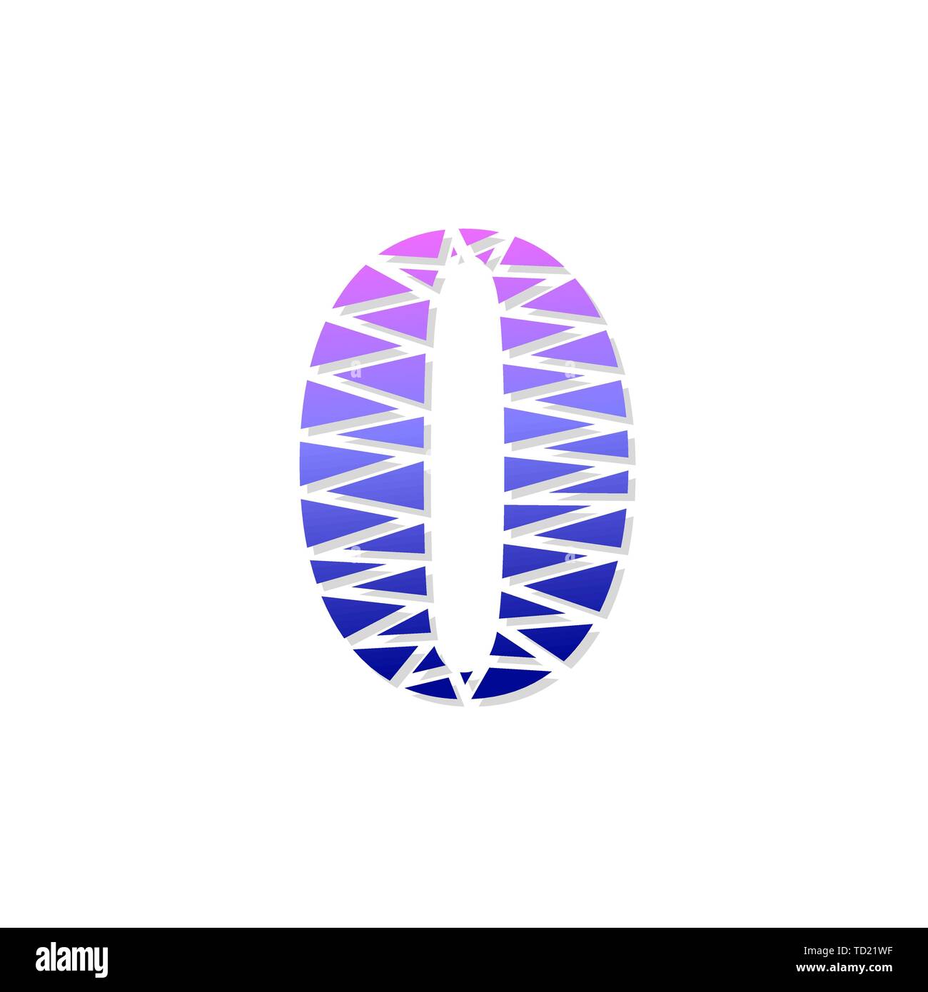 Logo number vector. Abstract logo number Stock Vector Image & Art - Alamy