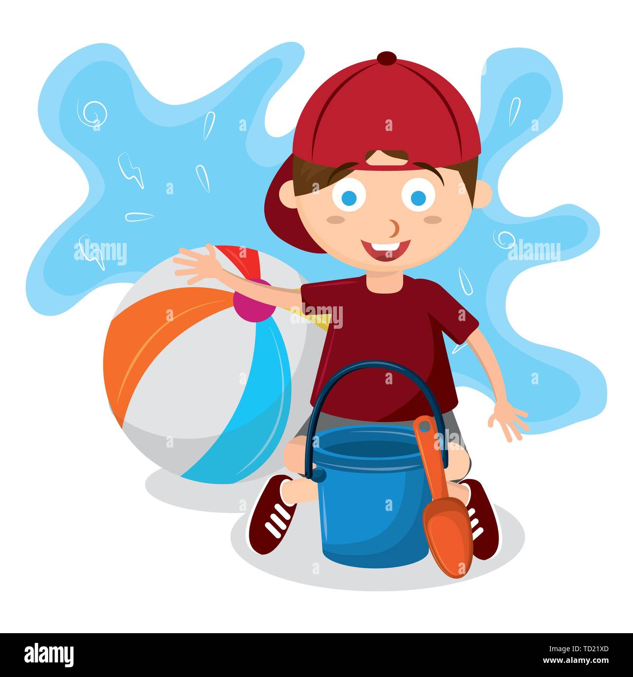kids zone children entertaiment cartoons Stock Vector Image & Art - Alamy
