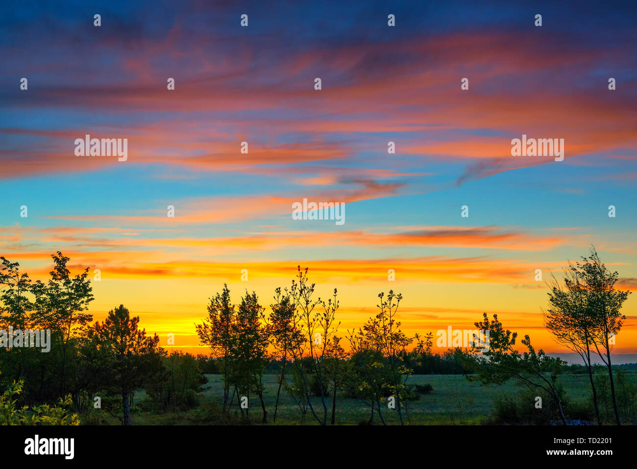 Colors of sunset hi-res stock photography and images - Alamy