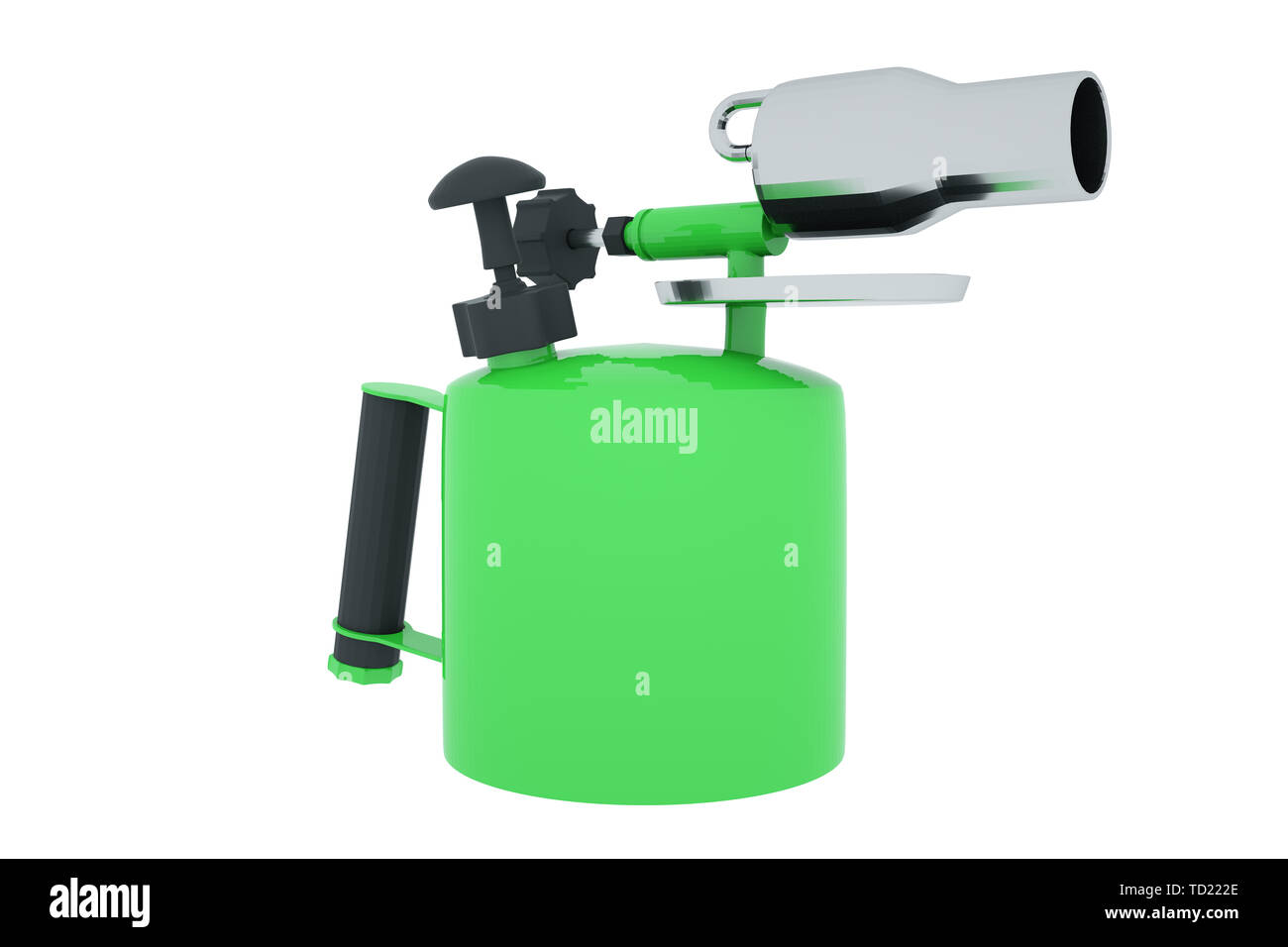 blow-torch isolated on white background. 3d rendering Stock Photo - Alamy