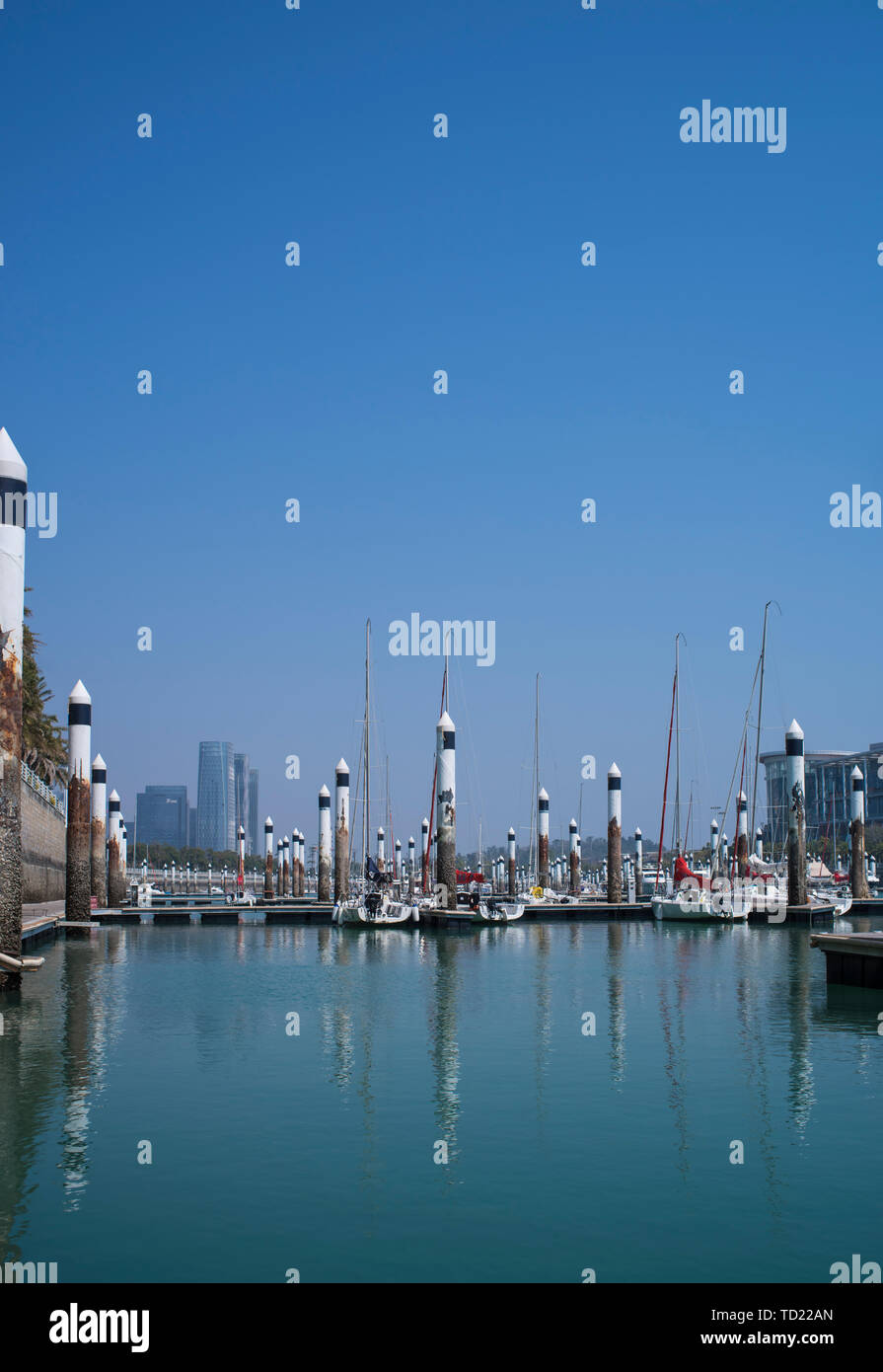 Blue sky, blue sea Stock Photo - Alamy