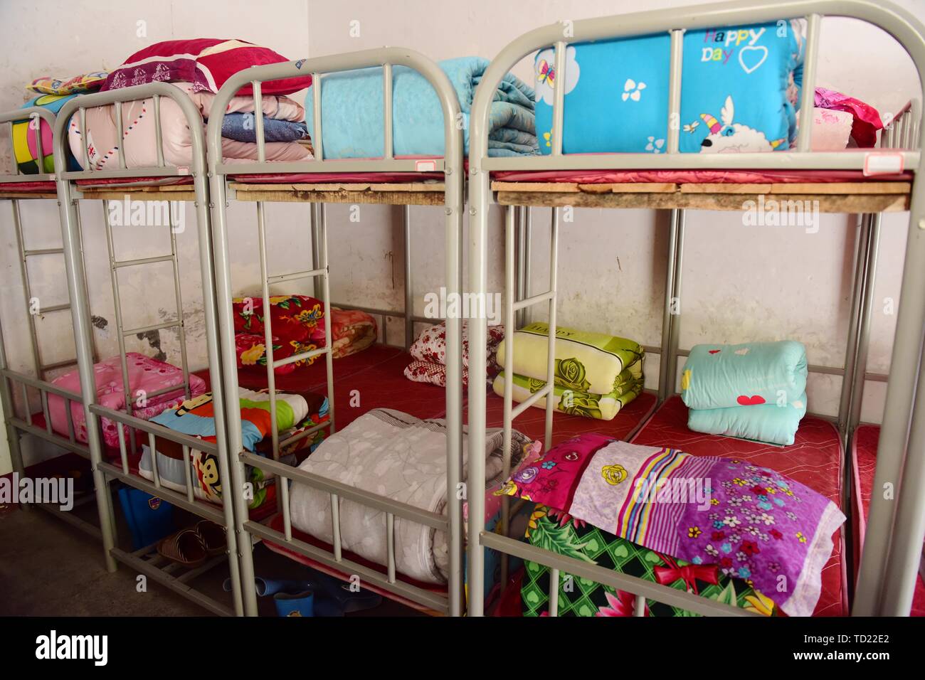 Rural primary school dormitory Stock Photo - Alamy