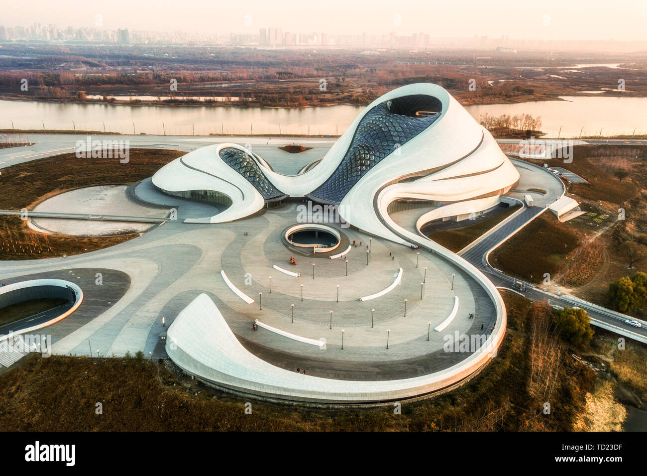 Aerial shoot Harbin Grand Theatre Stock Photo - Alamy