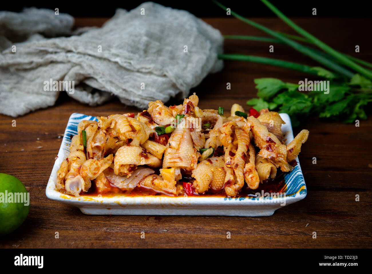 Sichuan cuisine, boneless phoenix claws Stock Photo - Alamy