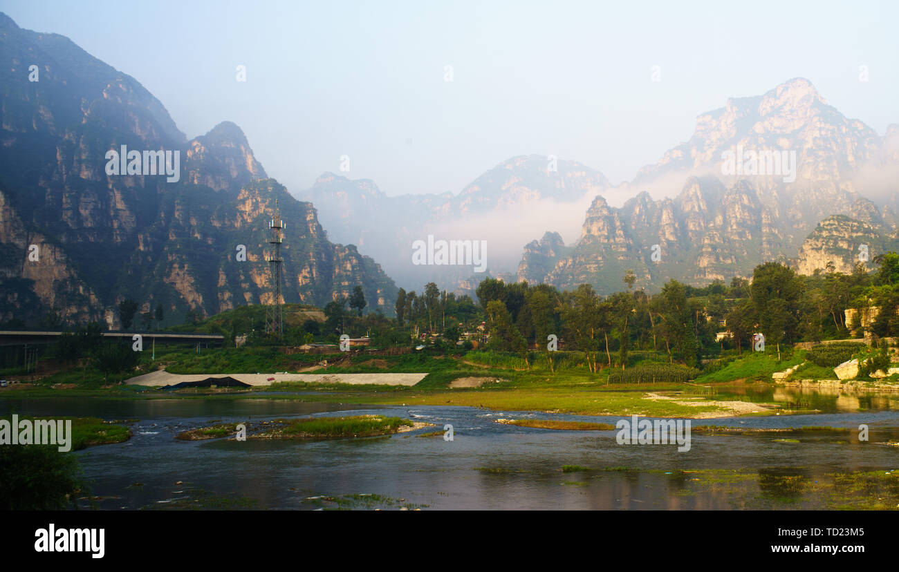 Beijing Shandu Scenery Yunze Stock Photo - Alamy