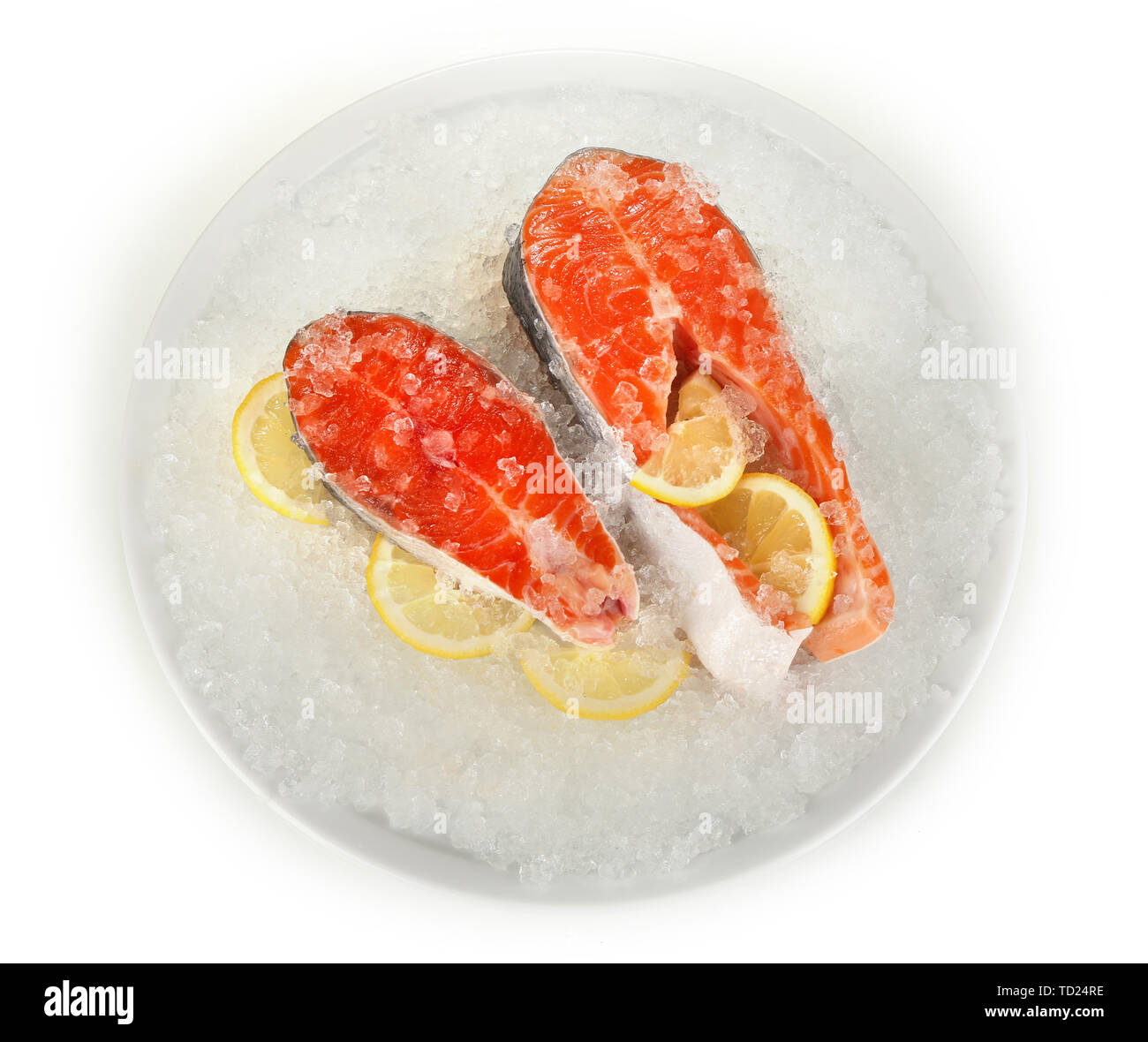Fish fillet in pieces Cut Out Stock Images & Pictures - Alamy