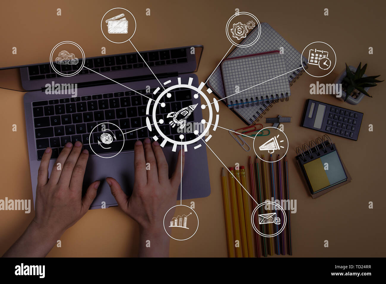 Internet speed analysis hi-res stock photography and images - Alamy