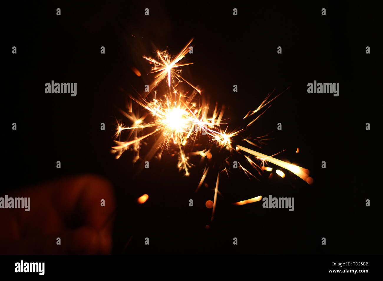 Warm fireworks hi-res stock photography and images - Alamy