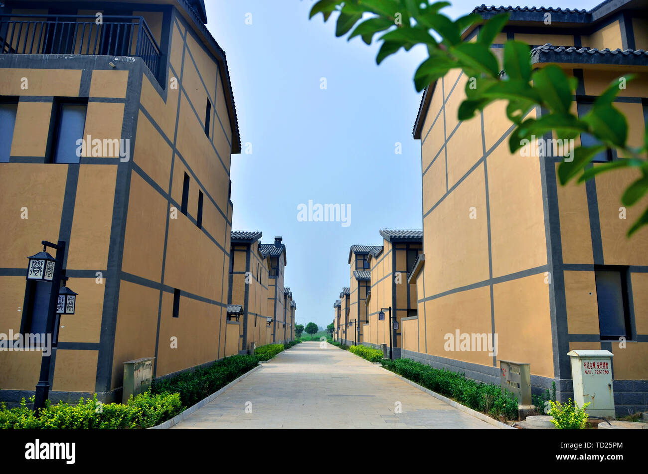 Beautiful country, Lingshan town Stock Photo - Alamy